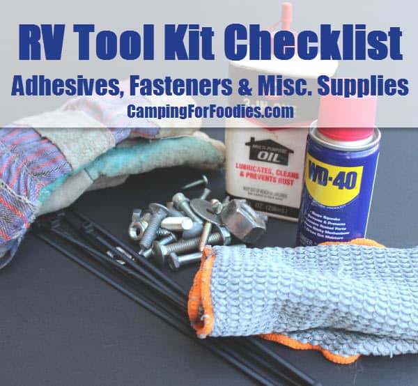 RV Tool Kit Checklist Camping For Foodies